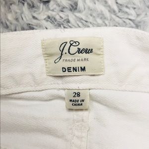 J. Crew | Skirts | J Crew High Waisted White Denim Skirt | Poshmark